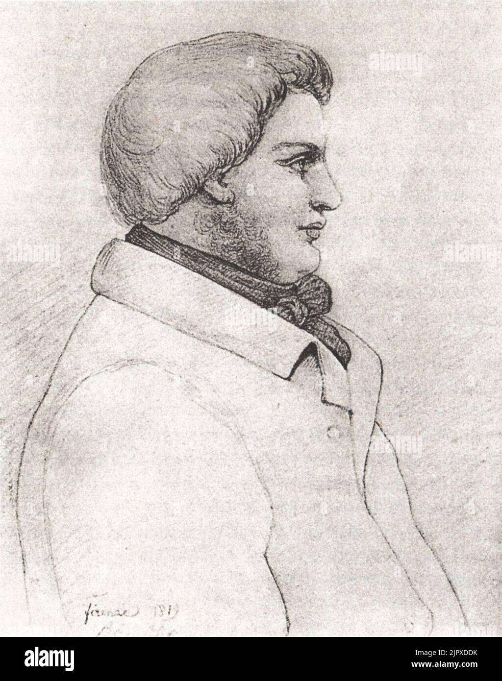 Theodor von Rehbenitz - Karl Friedrich von Rumohr Stock Photo - Alamy