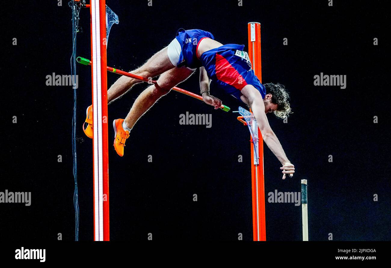 Munich, Germany 20220820.Paal Haugen Lillefosse won bronze in the pole ...