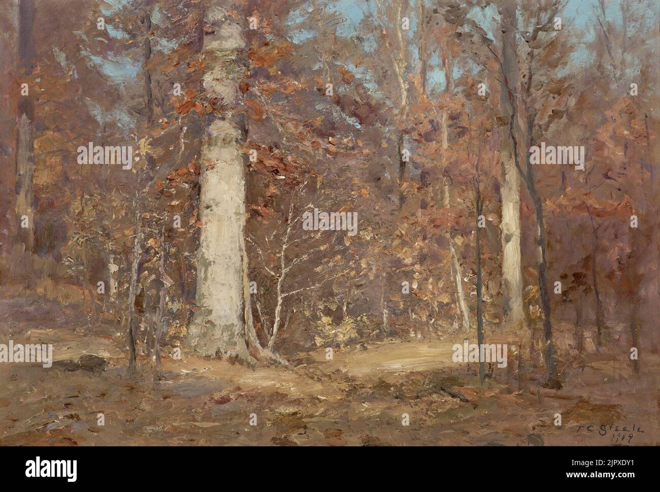 Theodore Clement Steele - Landscape Stock Photo - Alamy