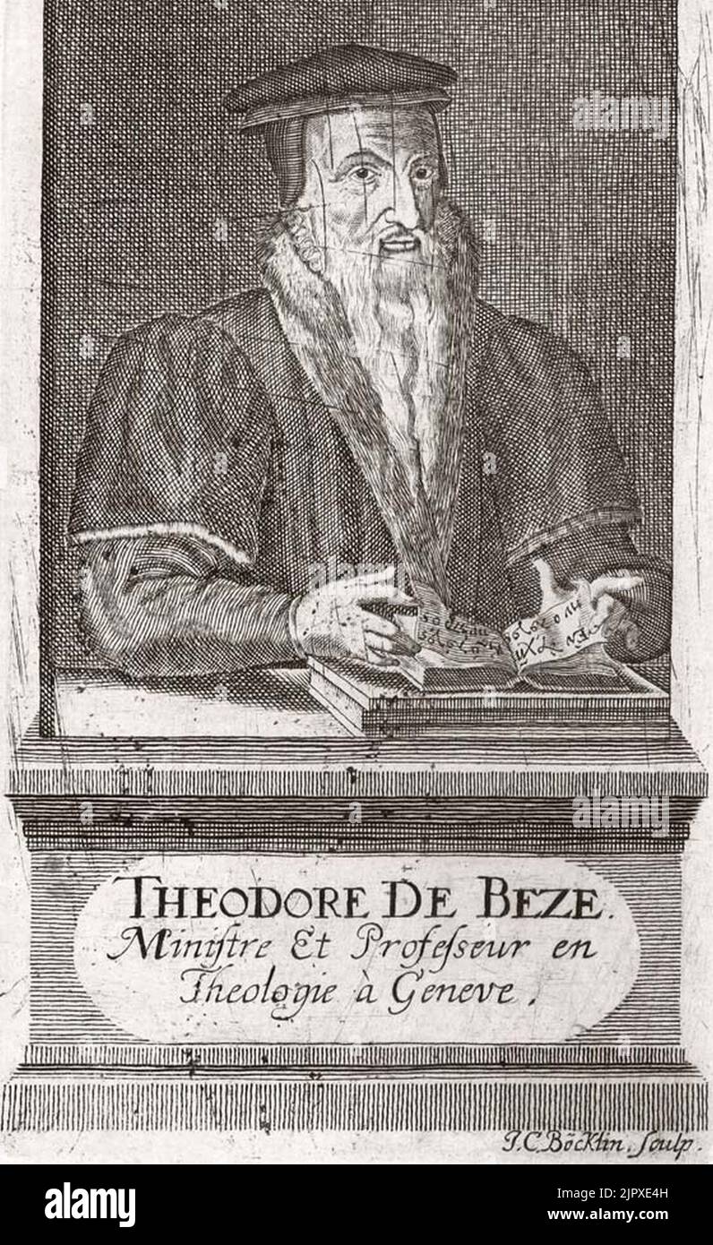 Theodore de beze hi-res stock photography and images - Alamy