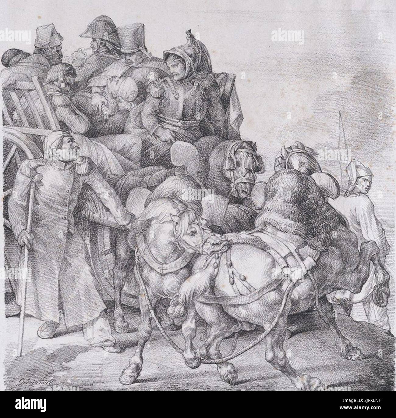 Theodore Gericault 030 (27956581249 Stock Photo - Alamy