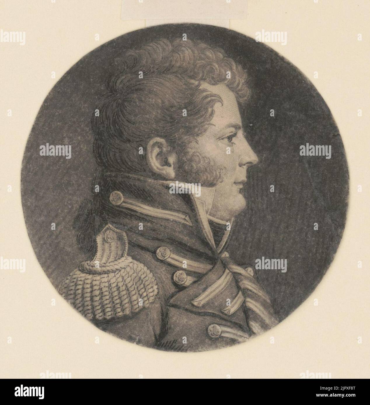 Theodore Hunt, head-and-shoulders portrait, right profile Stock Photo ...