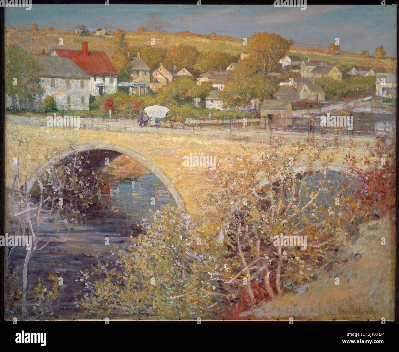 Theodore M. Wendel - Bridge at Ipswich Stock Photo - Alamy