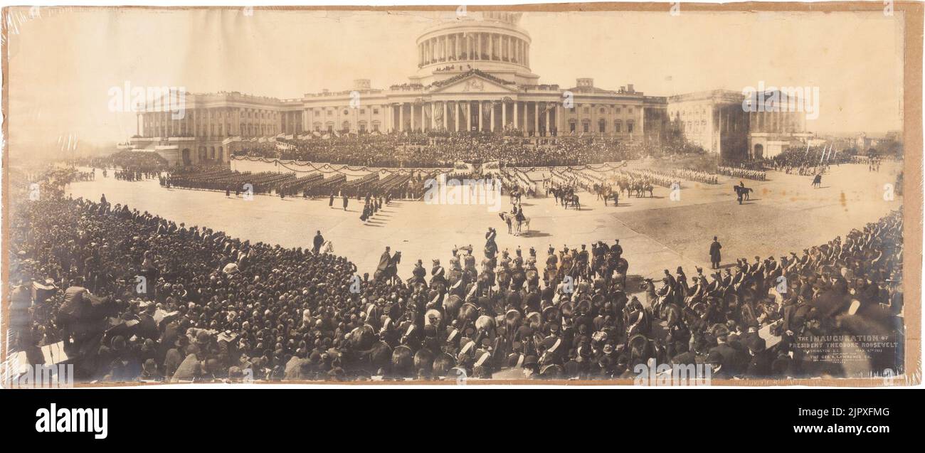 Theodore Roosevelt 1905 Inauguration Stock Photo - Alamy
