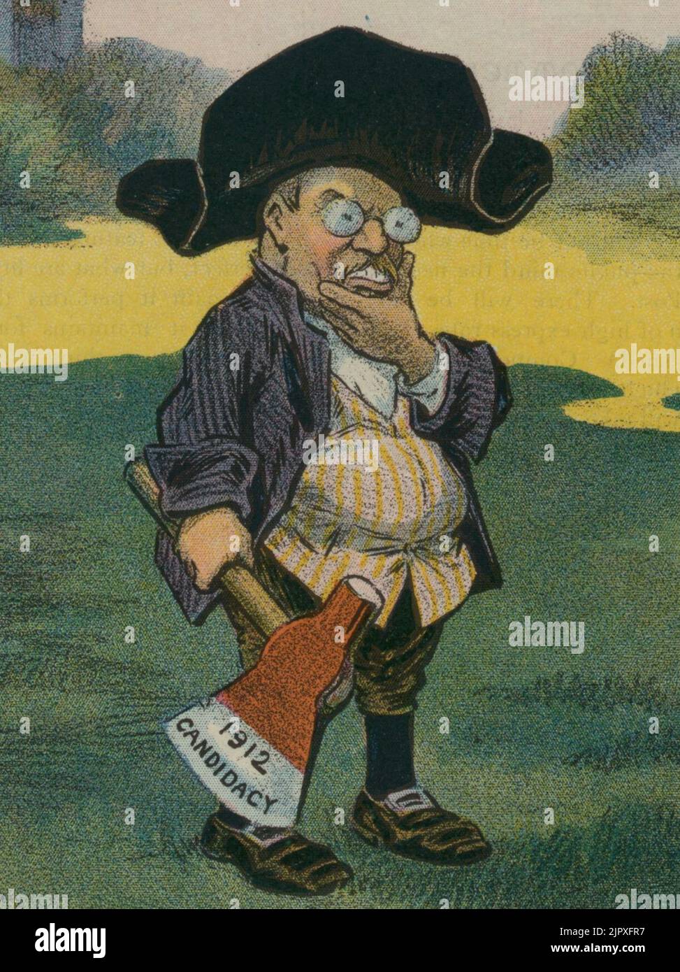 Theodore Roosevelt Art about 1912 candidacy - from, He couldn't tell a ...