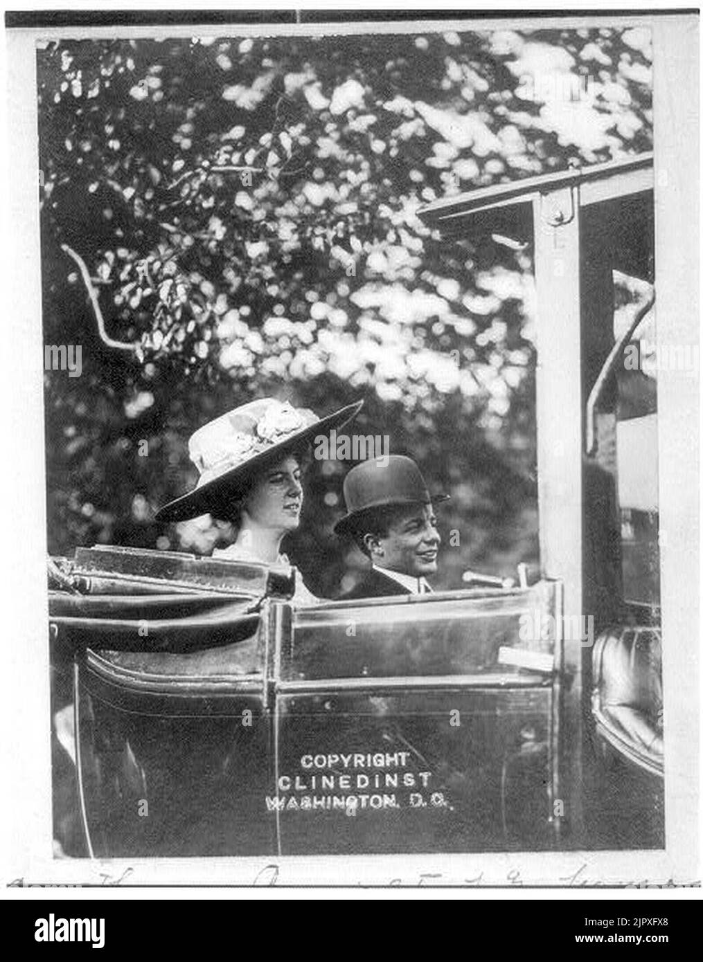 Theodore Roosevelt Jr. & Fiancée, Miss Eleanor Alexander Stock Photo ...