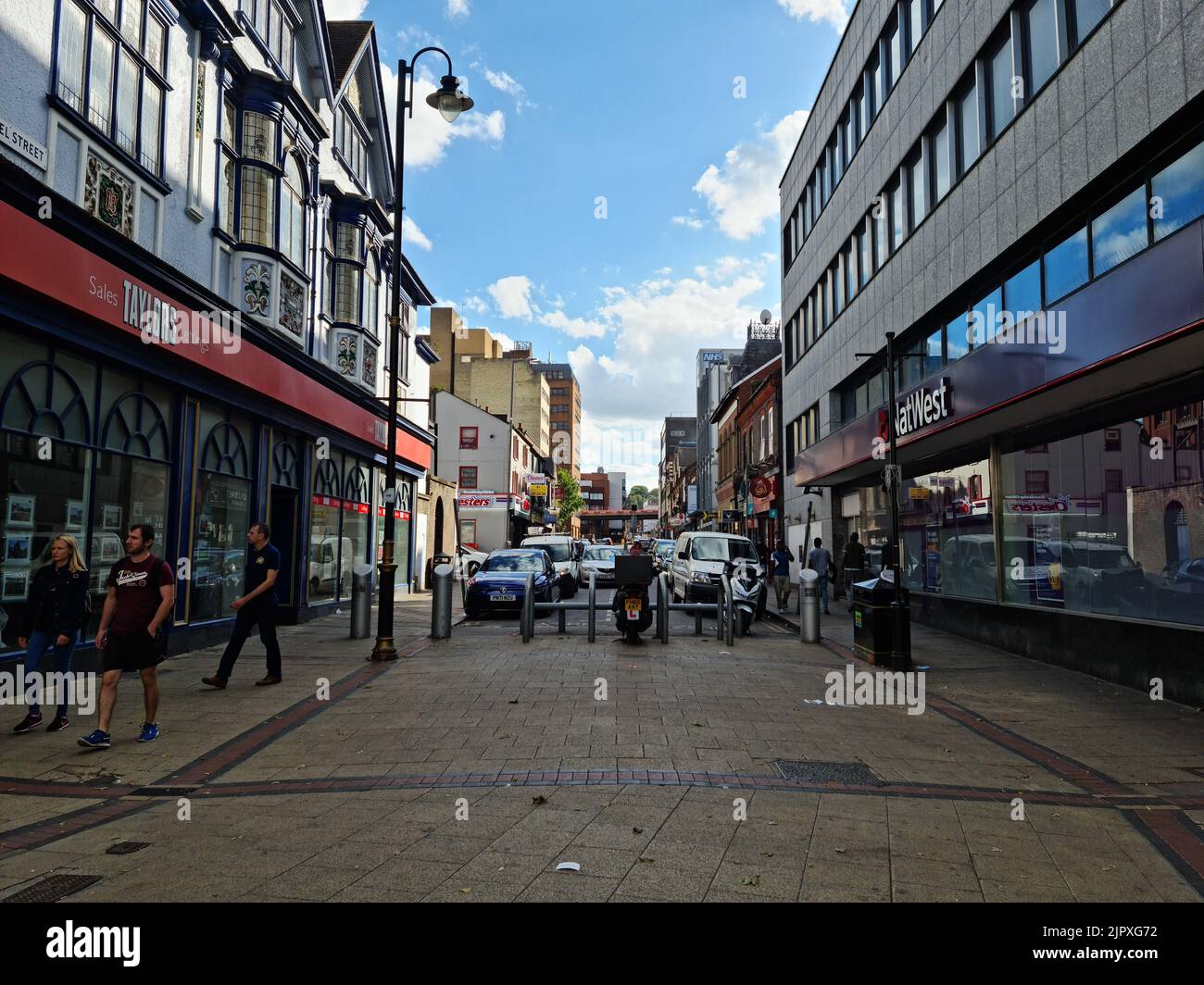 Scenery and scenery street downtown town buildings in the city hi-res ...