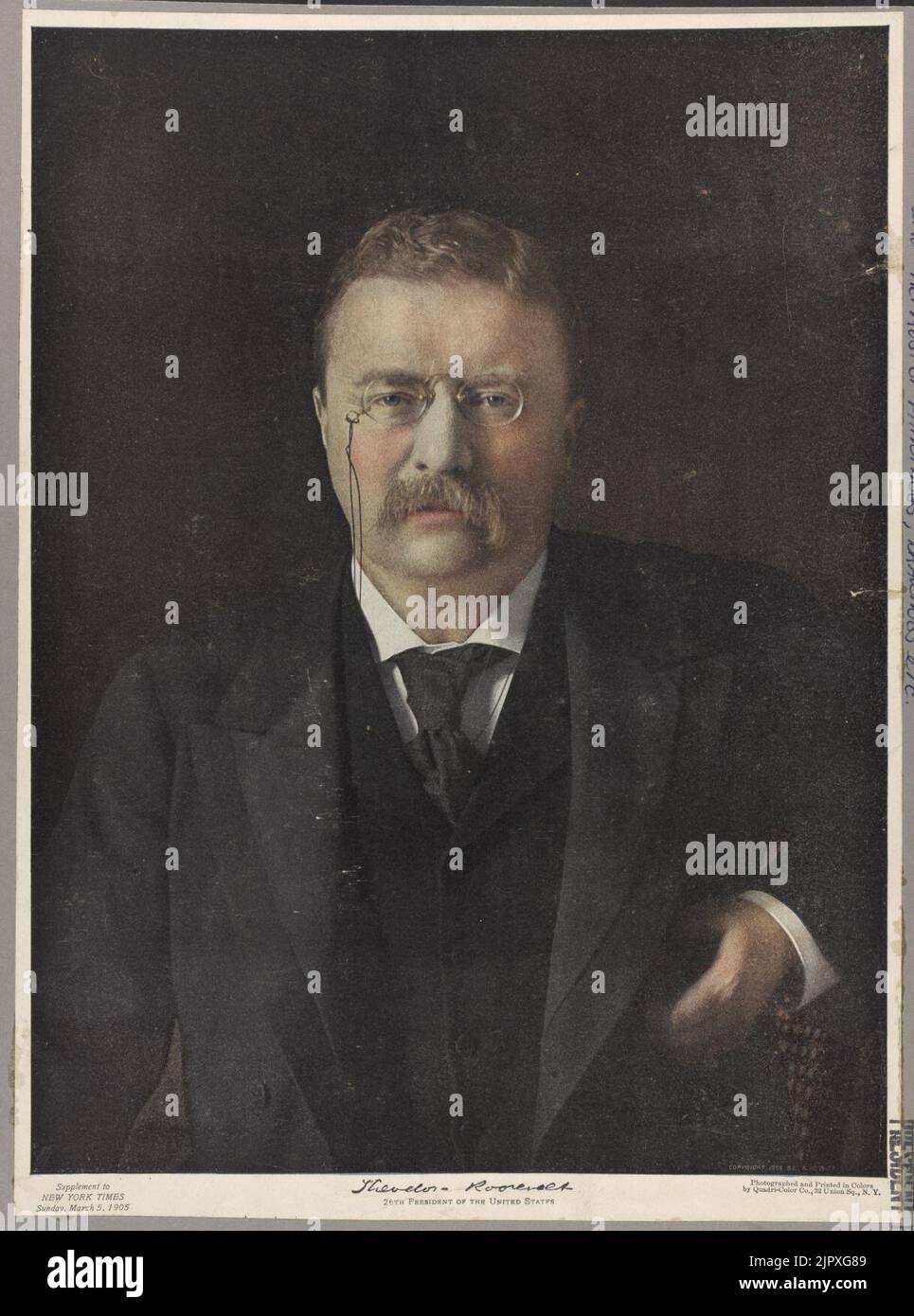 Theodore Roosevelt, 26th President of the United States Stock Photo - Alamy