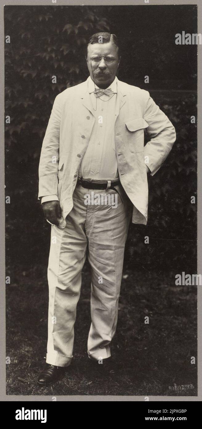 Theodore Roosevelt, full-length portrait, standing Stock Photo - Alamy