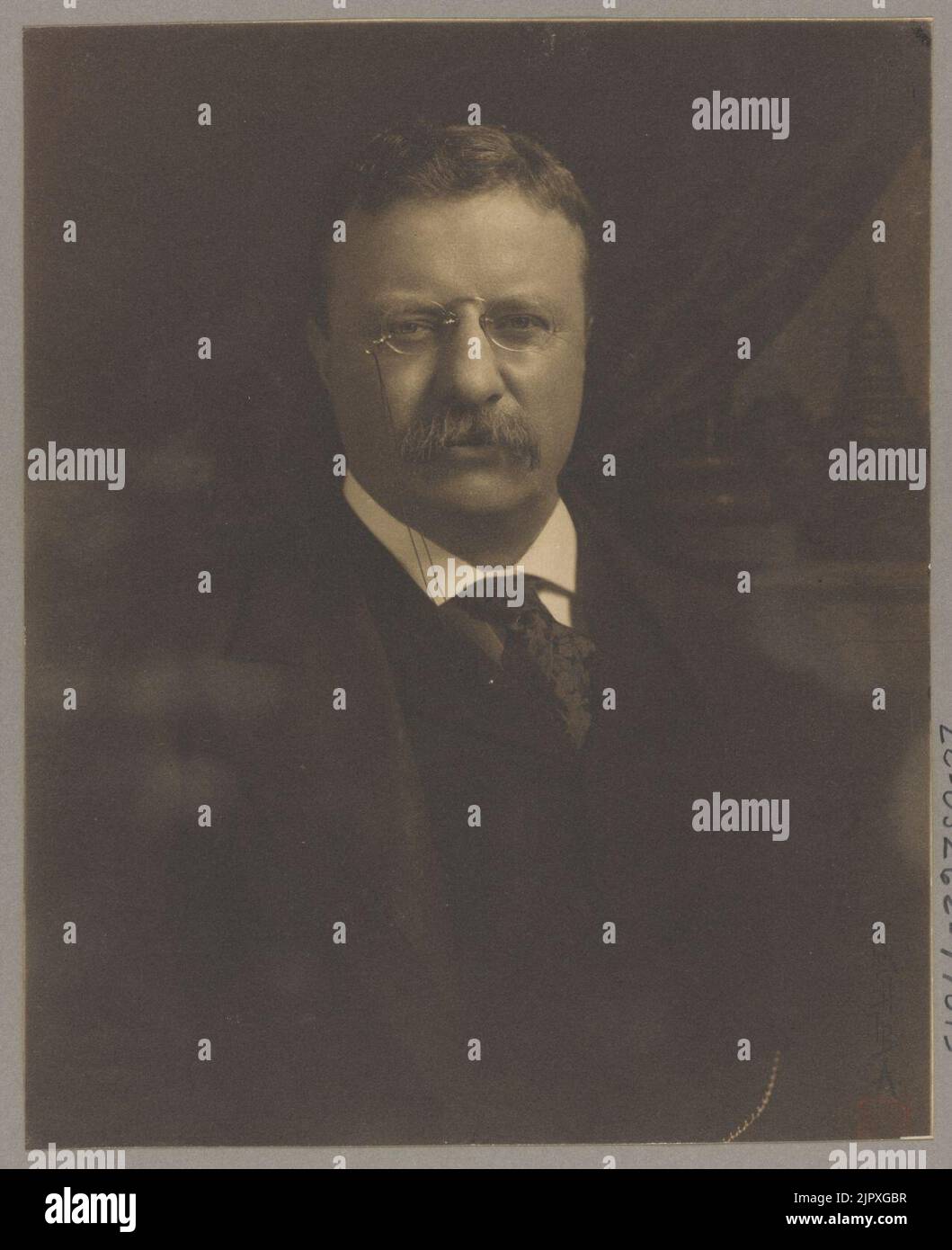 Theodore Roosevelt, half-length portrait, facing front Stock Photo - Alamy