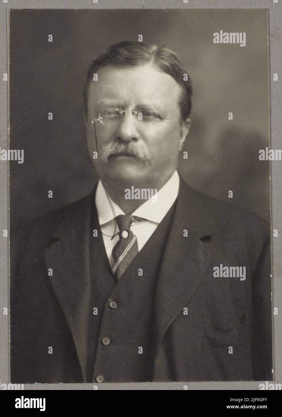 Theodore Roosevelt, head-and-shoulders portrait, facing front) - Pach ...