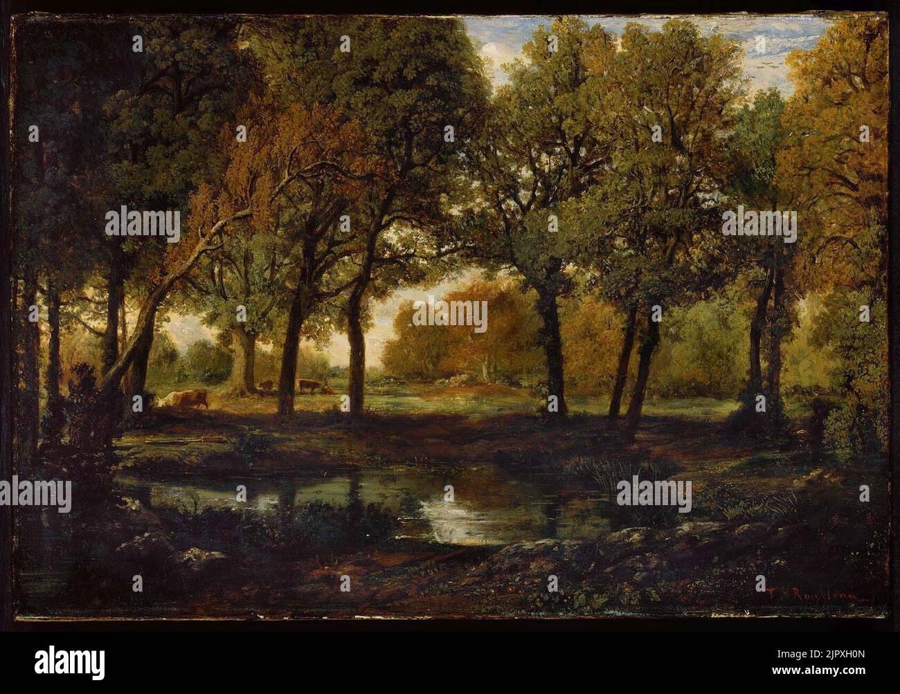 Rousseau theodore forest hi-res stock photography and images - Alamy