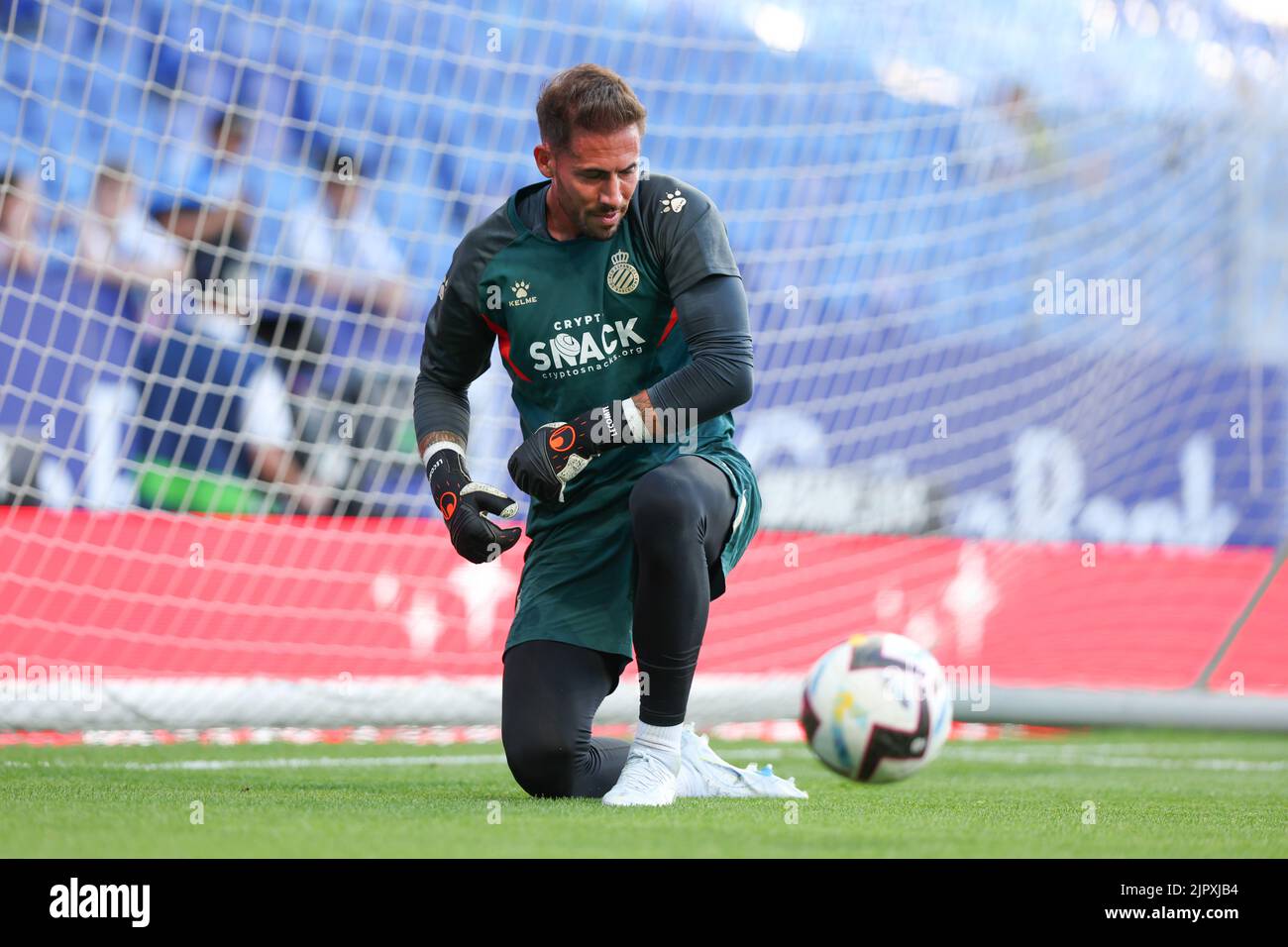 Benjamin Lecomte of RCD Espanyol during the La Liga match between RCD ...