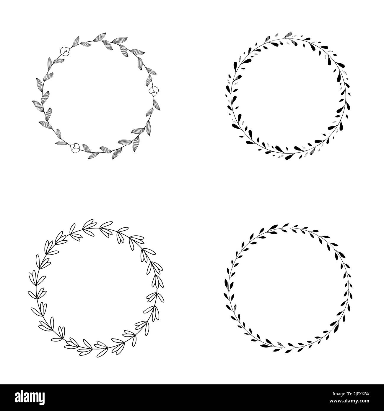 Vector ornament vector vectors Black and White Stock Photos & Images ...
