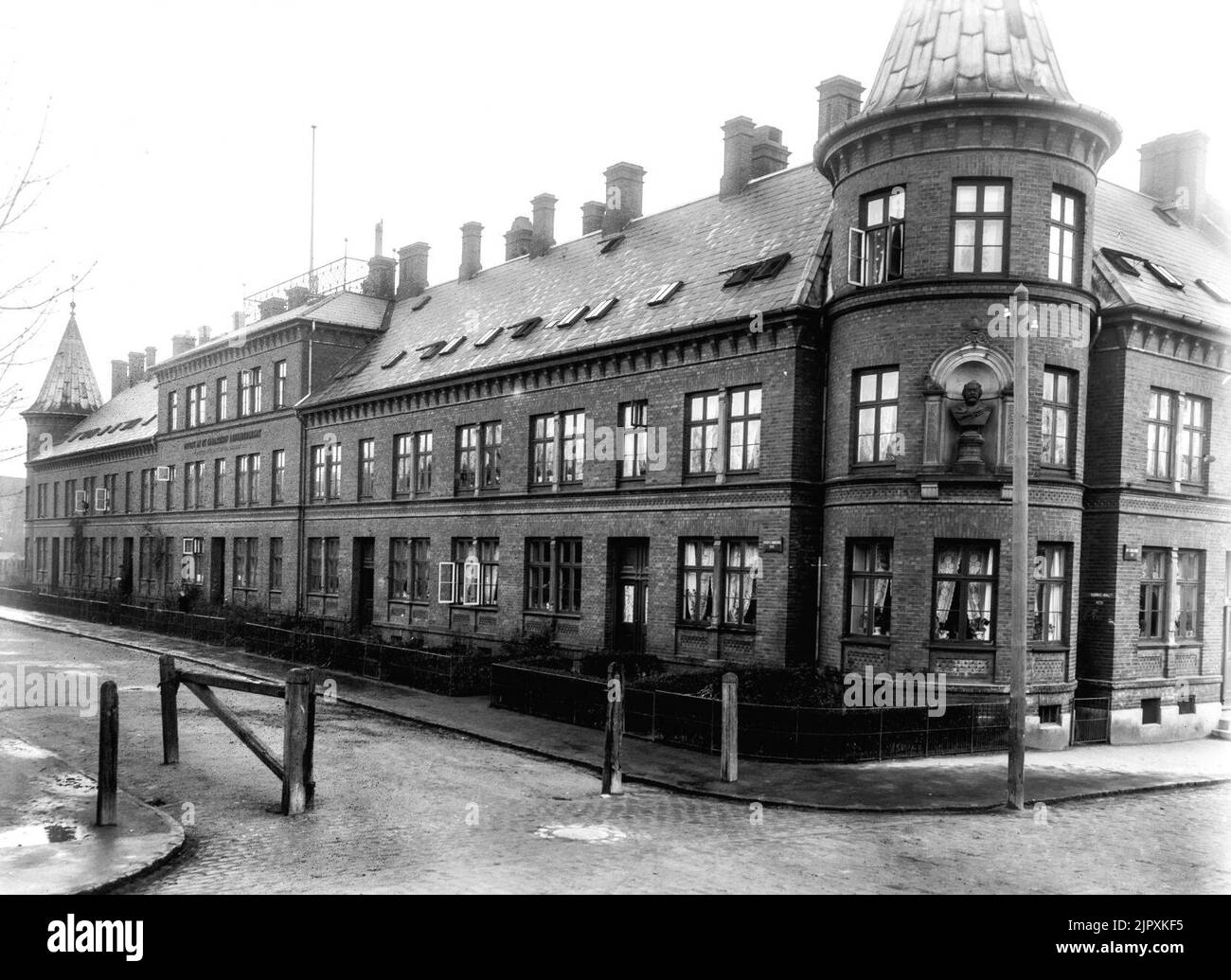 Theophilus Hansens gade by Frederik Riise Stock Photo - Alamy