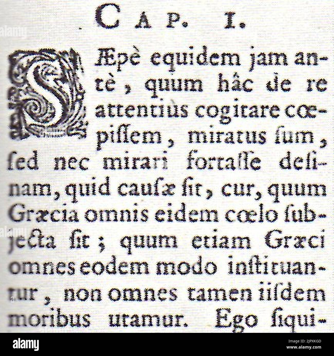 Theophrasti Characteres, Amstelodami, 1688 accentus Adverbiales Stock ...