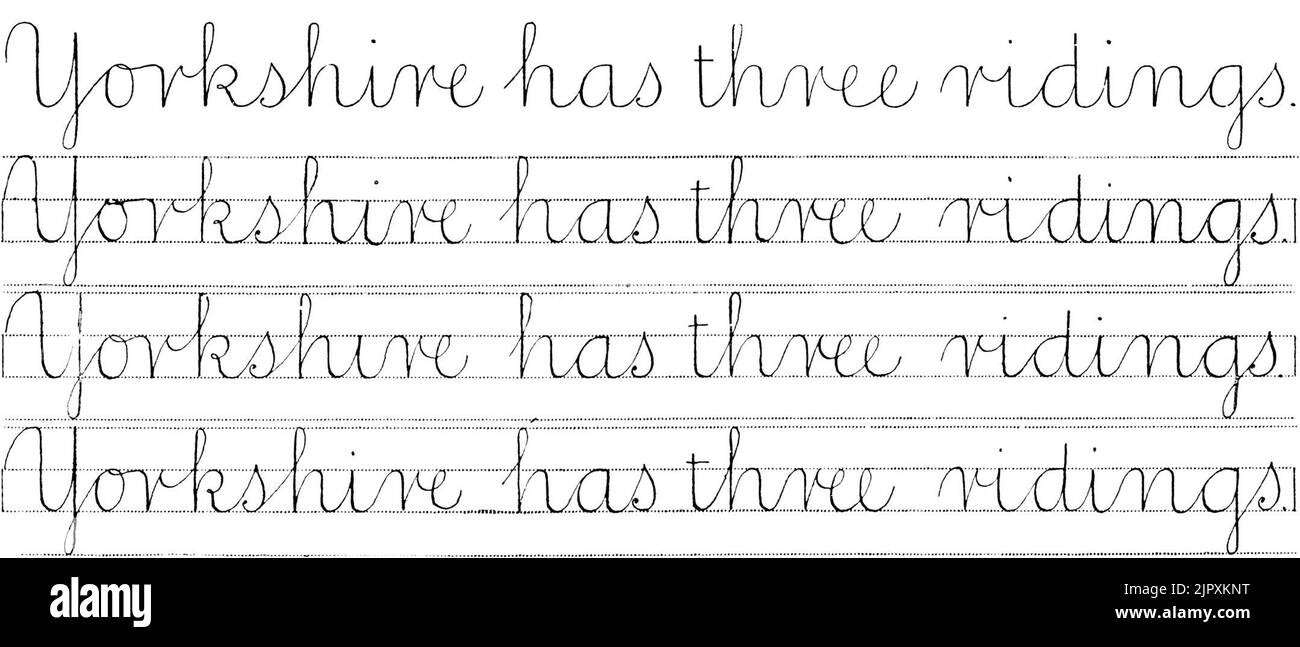 Theory and Practice of Handwriting-061-Fig 18 Stock Photo - Alamy