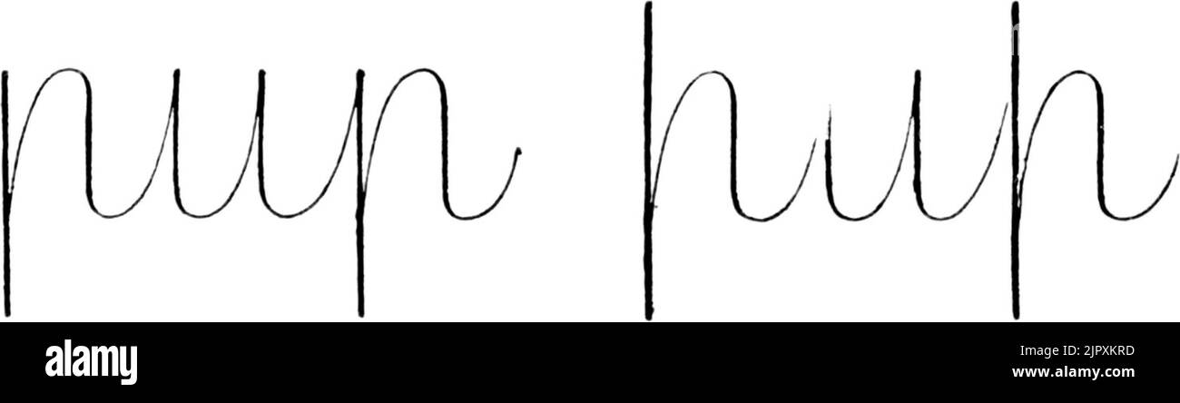 Theory and Practice of Handwriting-116-Fig 33 Stock Photo - Alamy