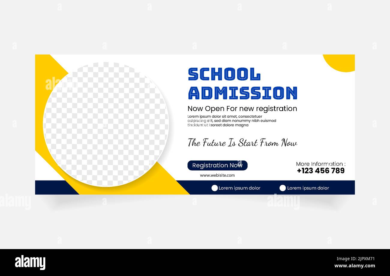 School admission poster hi-res stock photography and images - Alamy