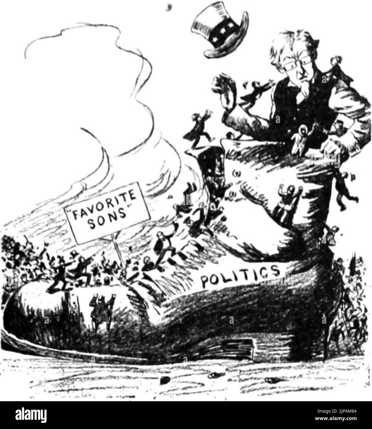 There was an old man who lived in a shoe (Nelson Harding Stock Photo ...