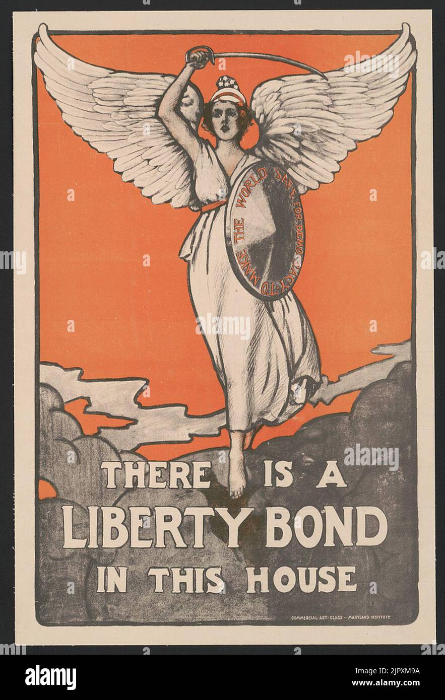 There is a Liberty Bond in this house - Commercial Art Stock Photo - Alamy
