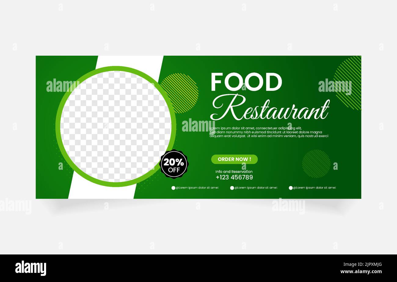 Food banner Stock Vector Images - Alamy