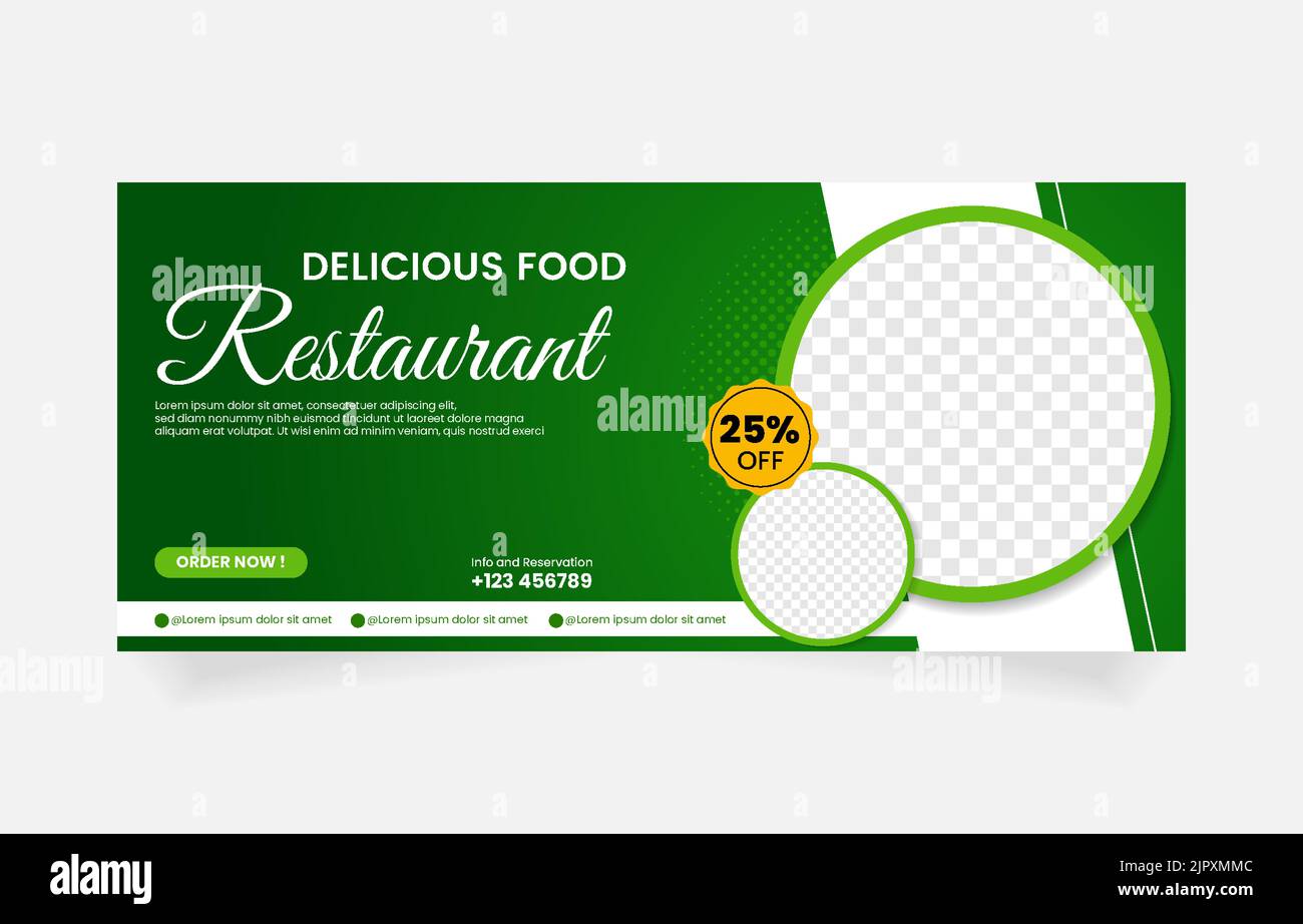 Food banner food layout Stock Vector Images - Alamy