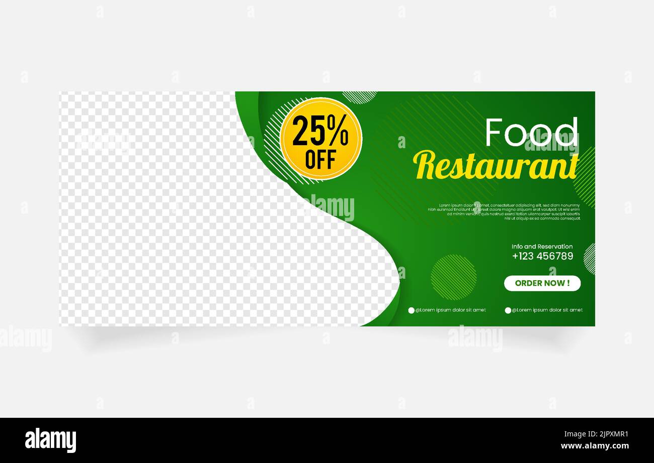 Food menu promo poster hi-res stock photography and images - Alamy