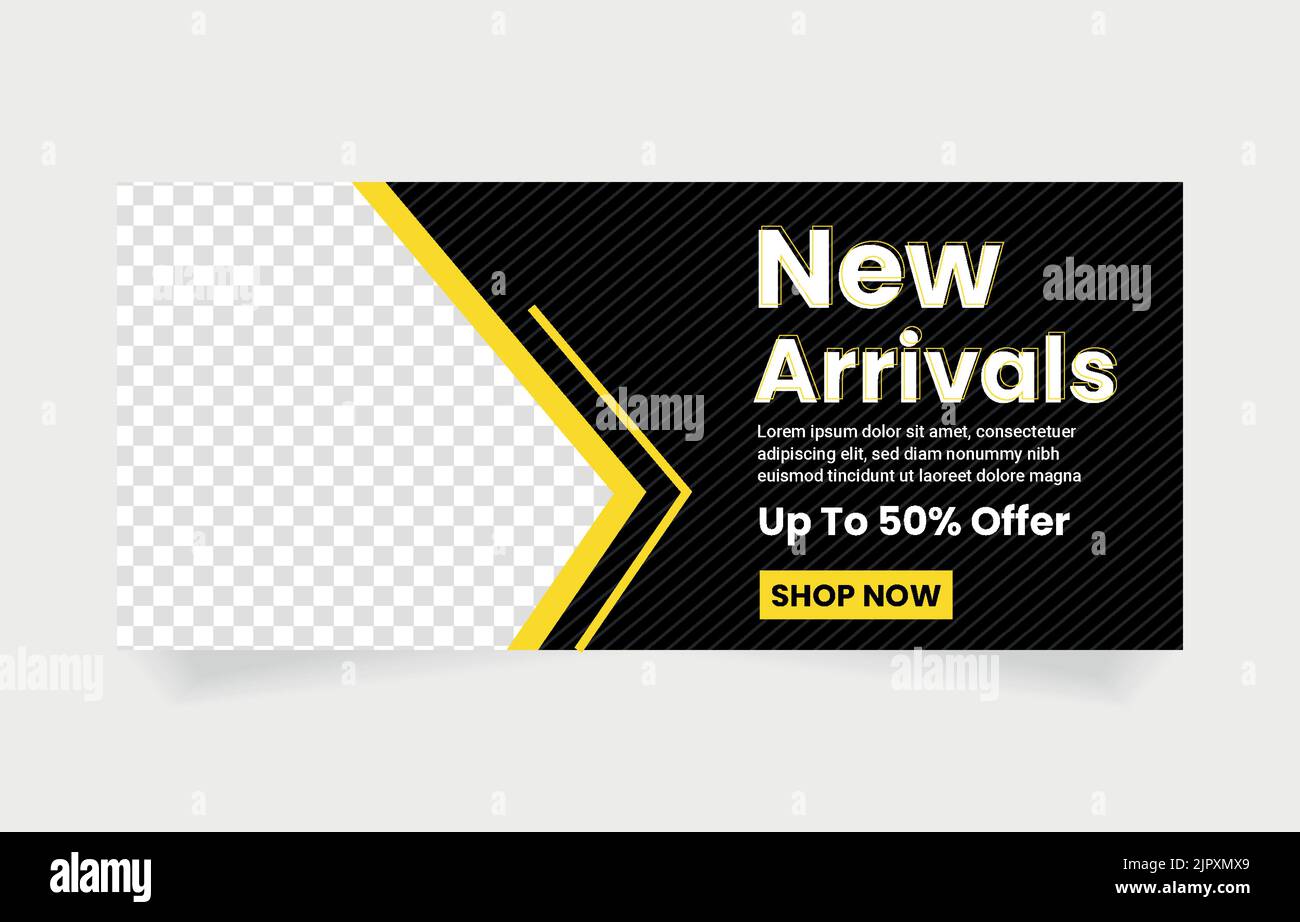 product promotion banner template design Stock Vector Image & Art - Alamy