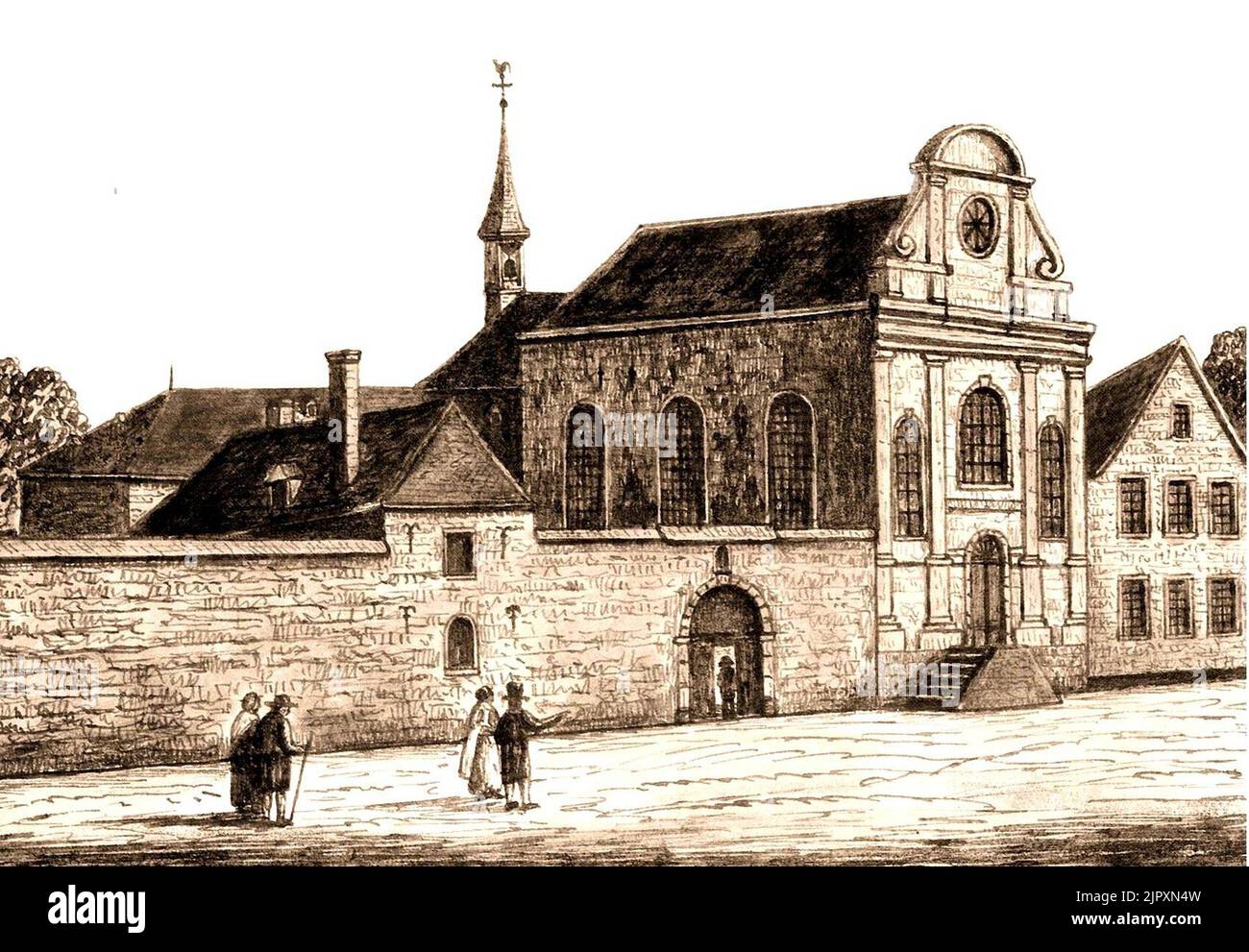 Theresienkirche Aachen (Scheuren Stock Photo - Alamy
