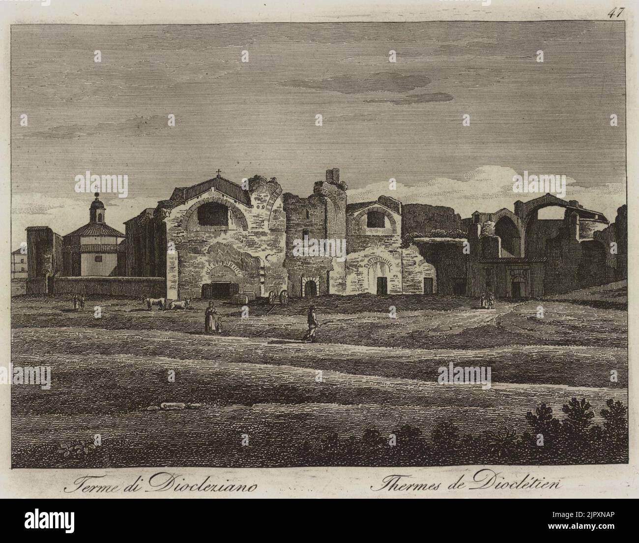 Therme di Diocleziano - Li Monumenti Piú Celebri Di Roma Antica E ...