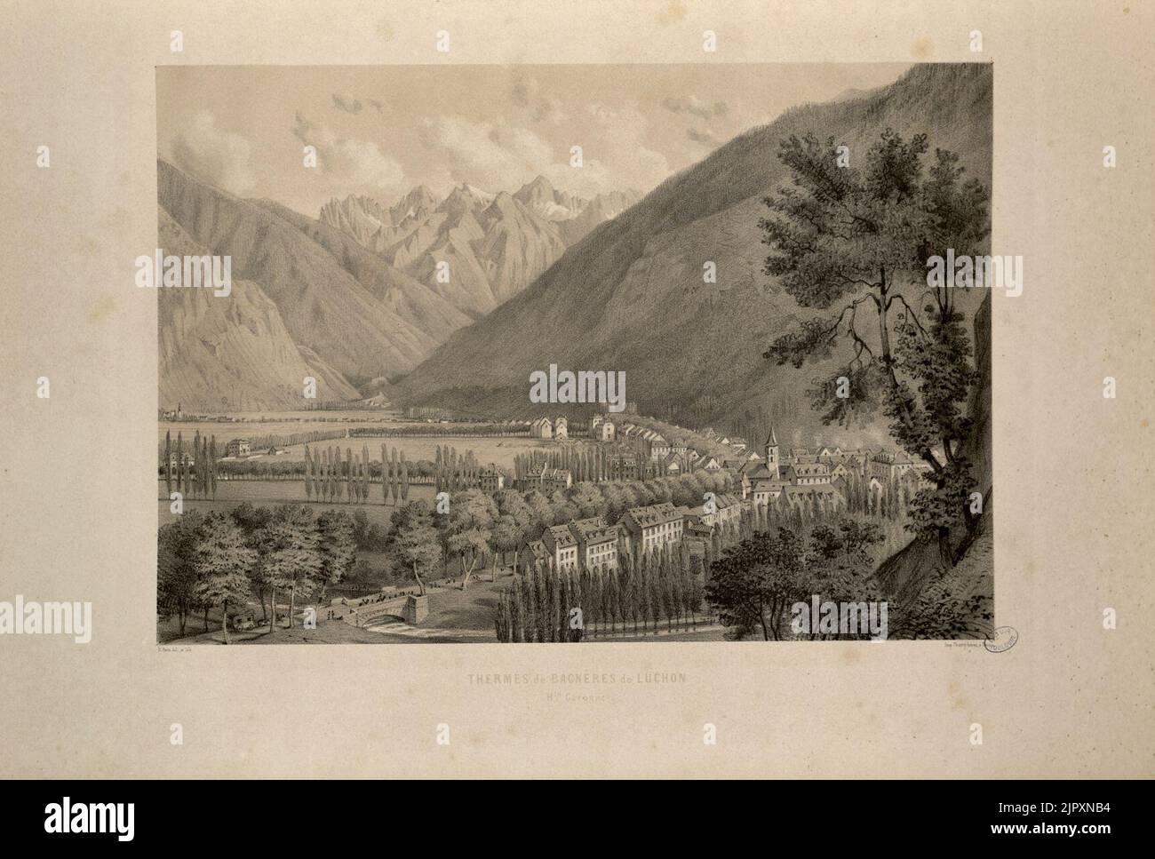 Thermes de Bagnères de Luchon (Haute Garonne Stock Photo - Alamy