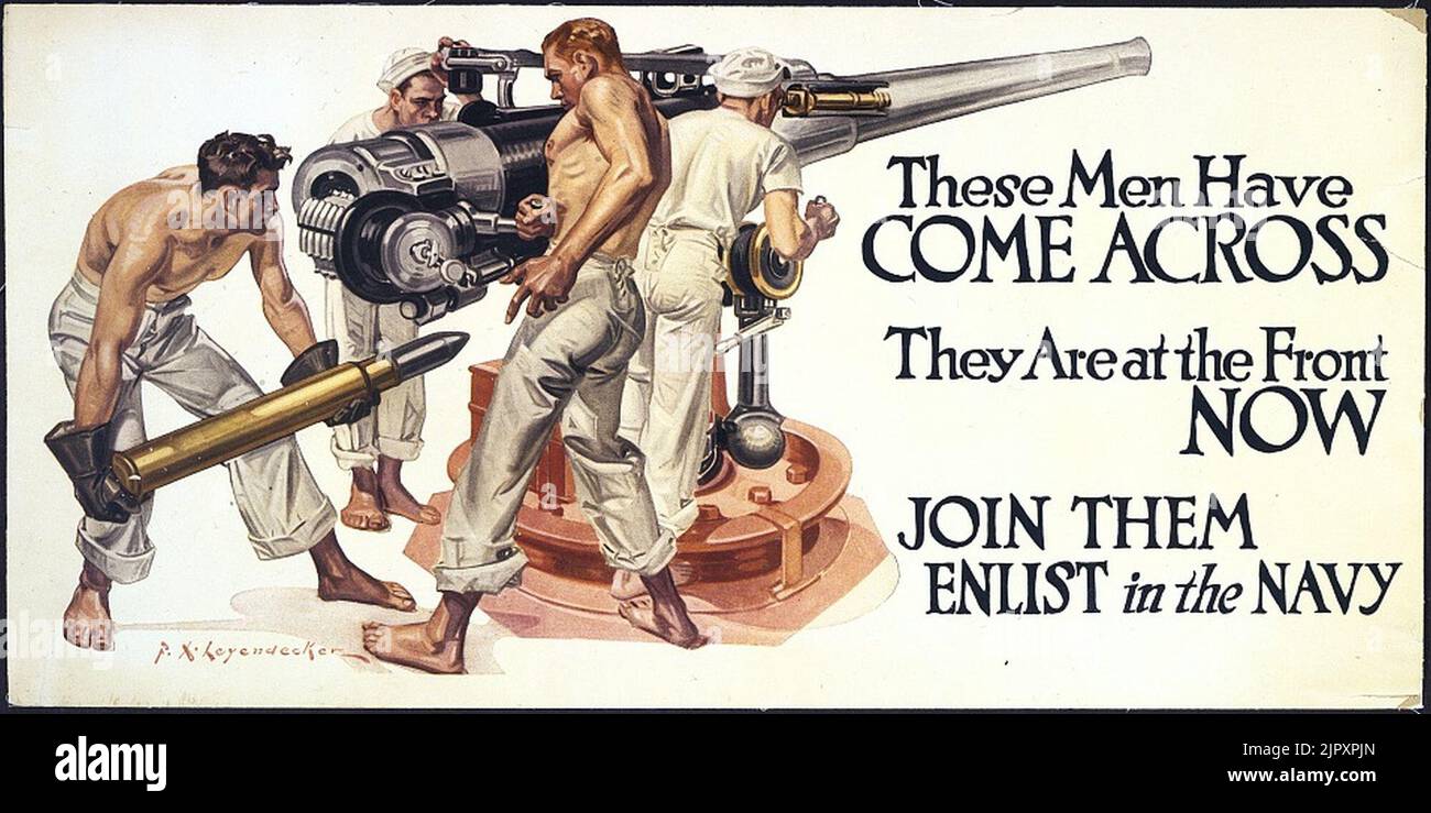 These men have come across, they are at the front now. Join them ...