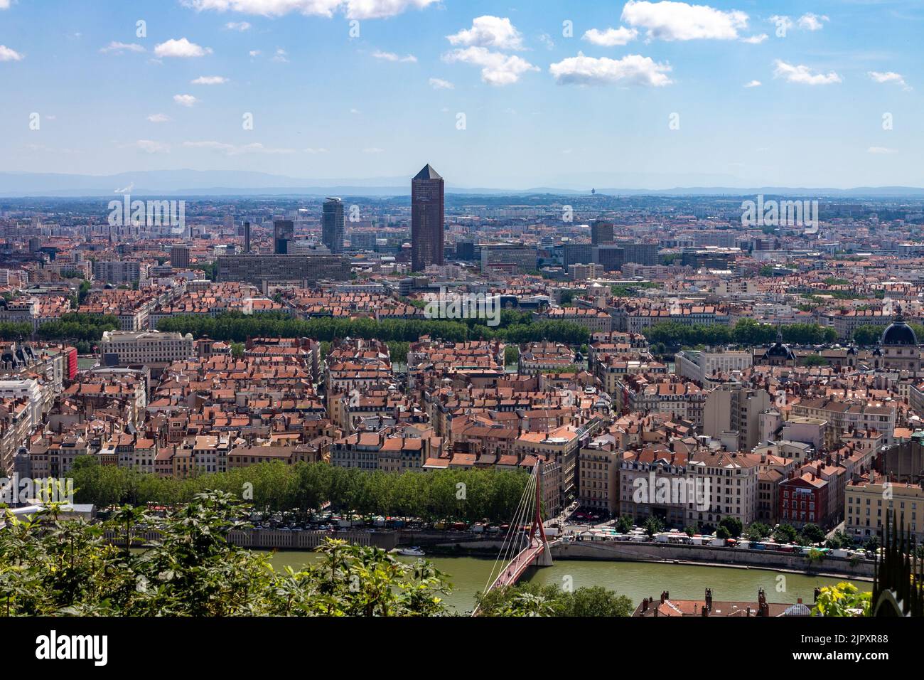 The historical buildings of downtown Lyon, France Stock Photo - Alamy