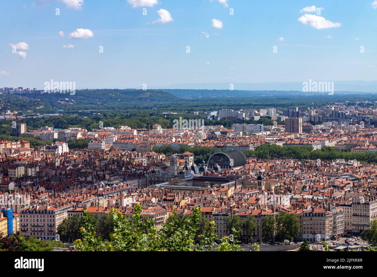 The historical buildings of downtown Lyon, France Stock Photo - Alamy