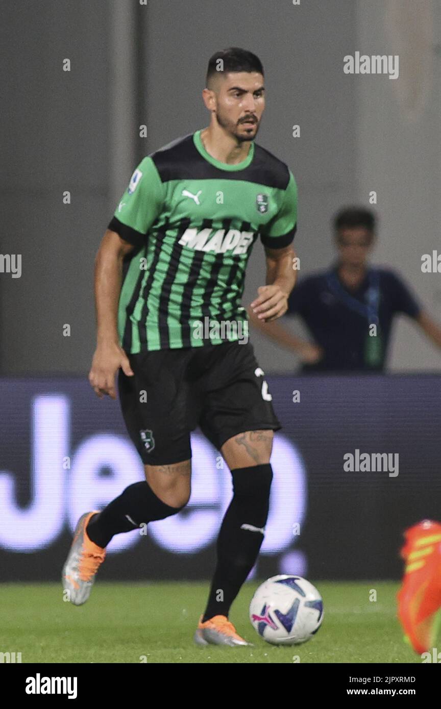 Reggio Emilia, Italy. 20th Aug, 2022. Martin Erlic of US Sassuolo play ...