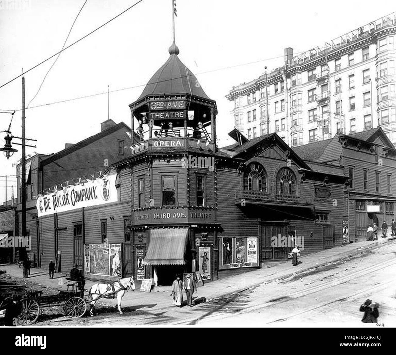 Third Ave Theatre, northeast corner of 3rd Ave and Madison St, Seattle ...