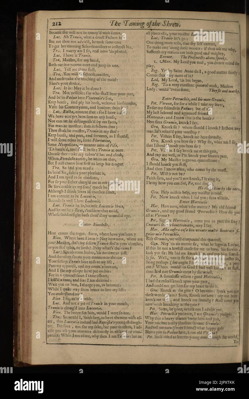 Third Folio Miami University 238 Stock Photo - Alamy