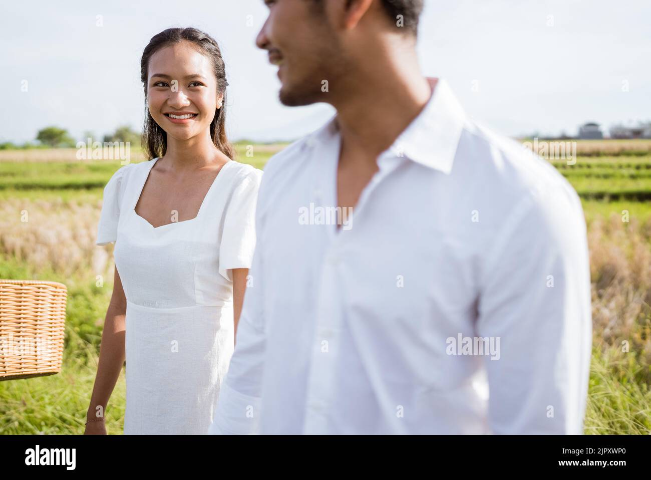 couple holding hand enjoy their time together outdoor Stock Photo - Alamy