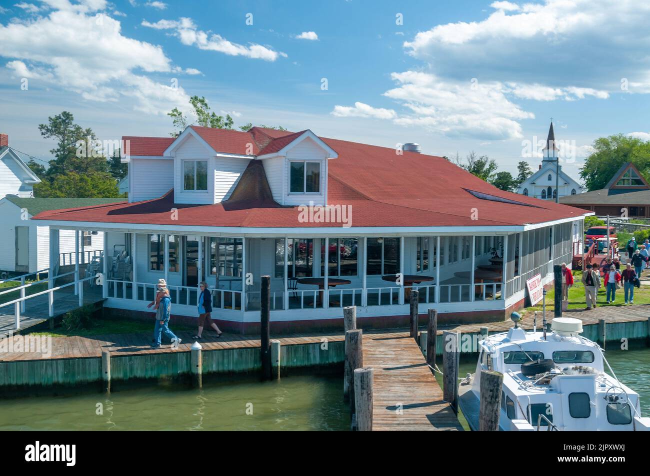 Smith Island Ferry Trip - Departure Time Stock Photo - Alamy