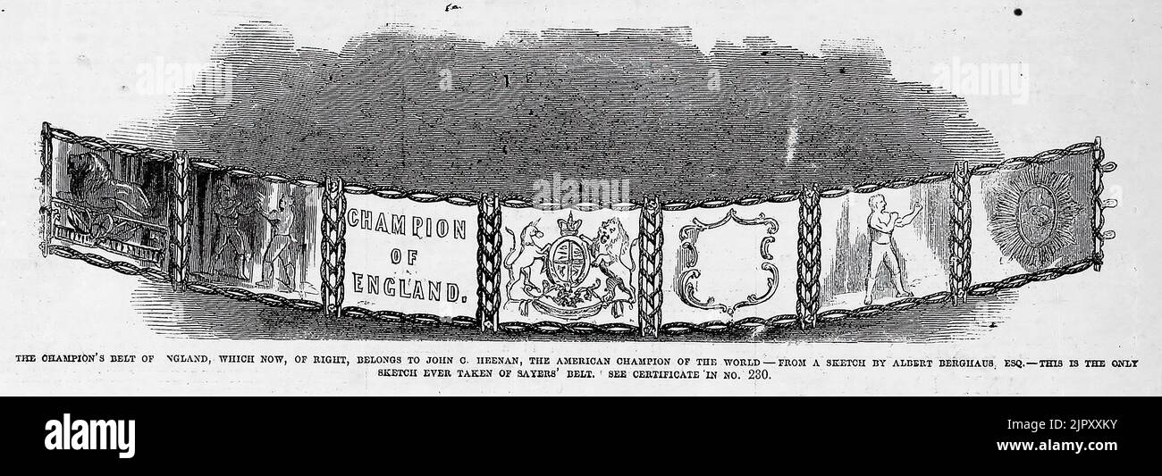 Boxing Championship Belt Drawing