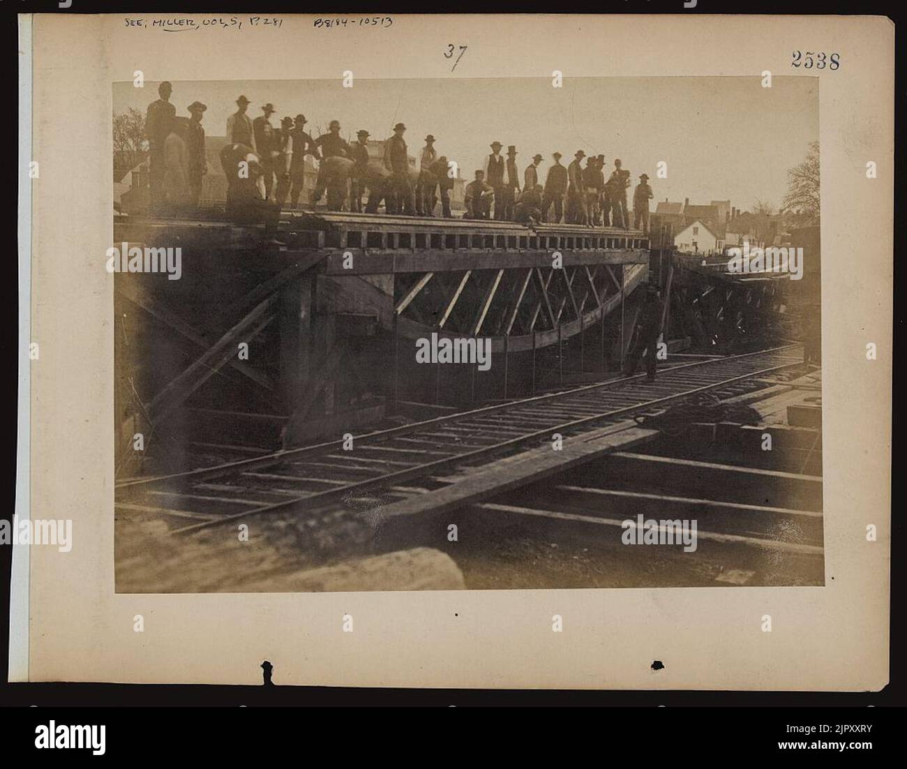 Third series of experiments with board trusses-construction corps ...