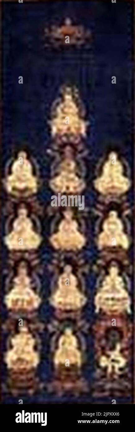 Thirteen buddhas hi-res stock photography and images - Alamy