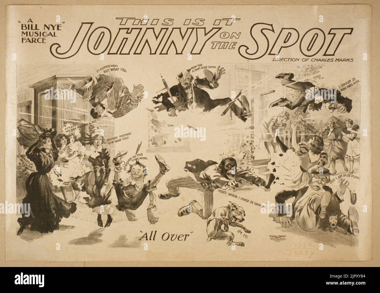 Johnny on the spot hi-res stock photography and images - Alamy