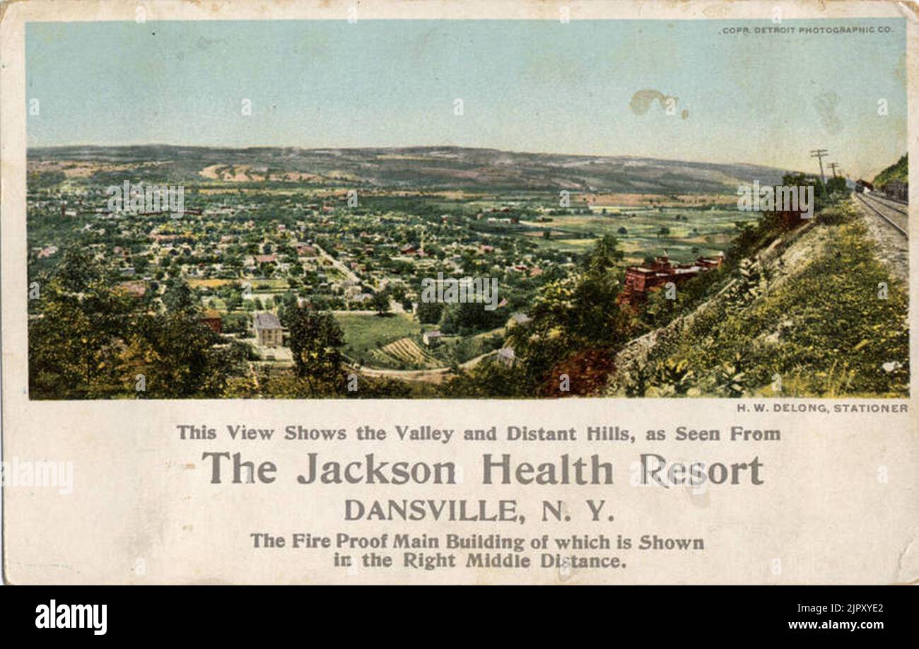 This view shows the valley and distant hills, as seen from The Jackson ...