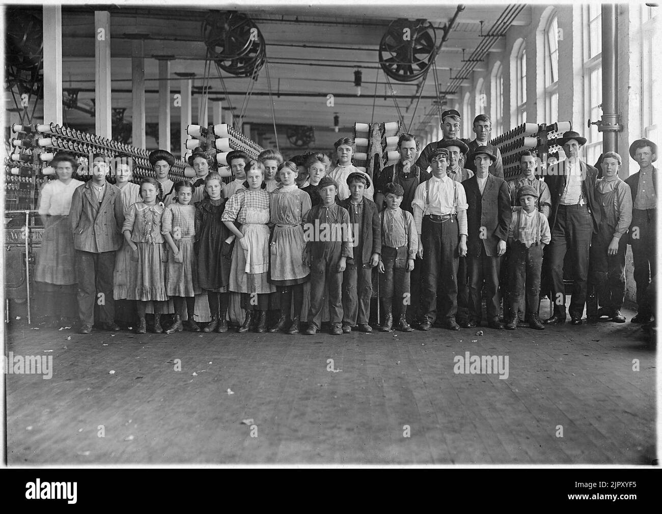 This shows the number of small children on the day shift (50 employees ...