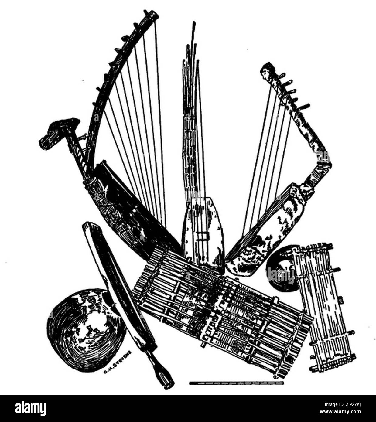 THOM Harps and Zithers Stock Photo - Alamy