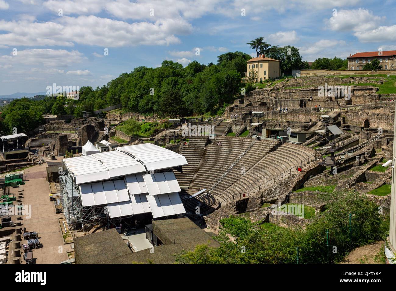 Theatre gallo romain de lyon hi-res stock photography and images - Alamy