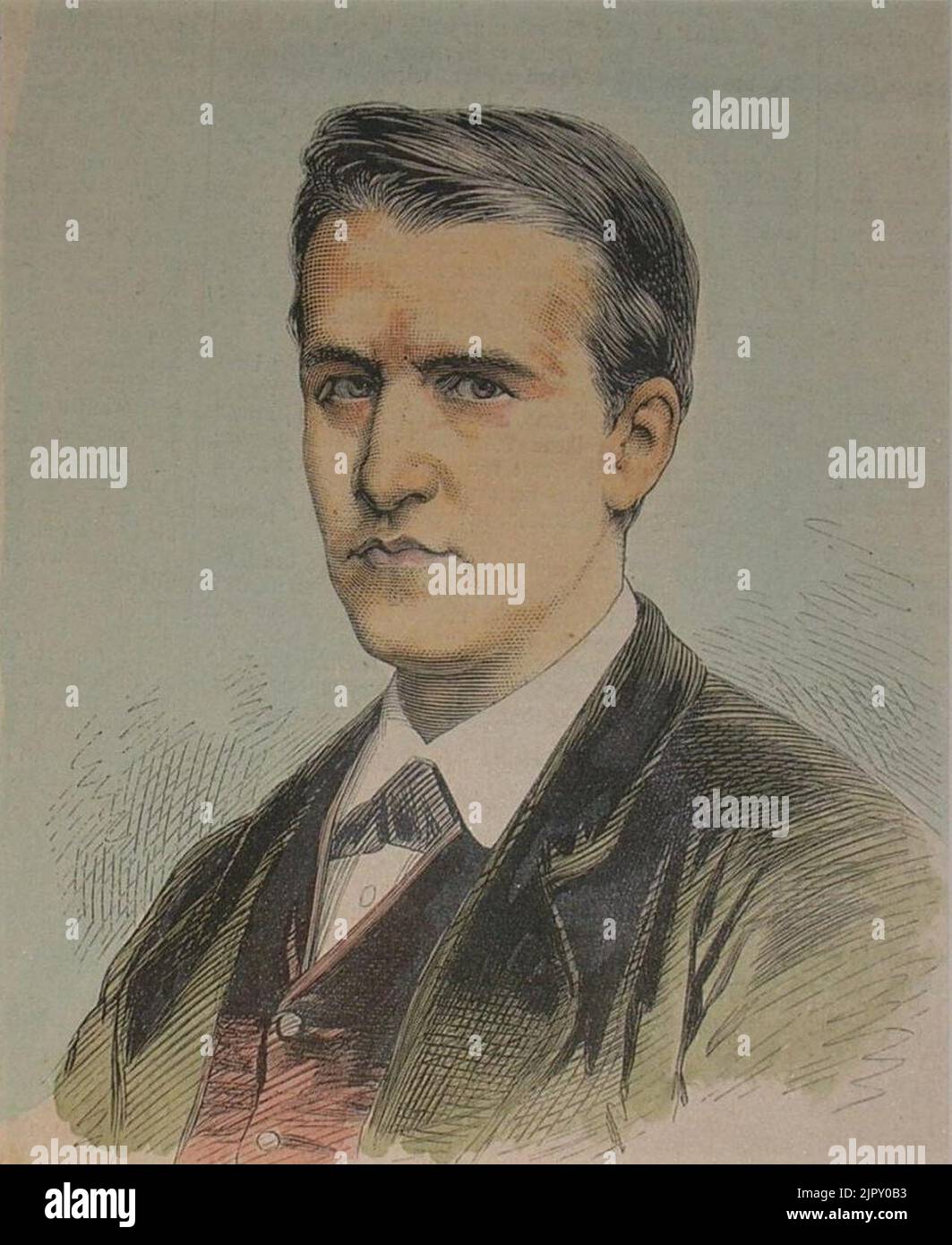 Thomas Alva Edison 1878 Stock Photo - Alamy