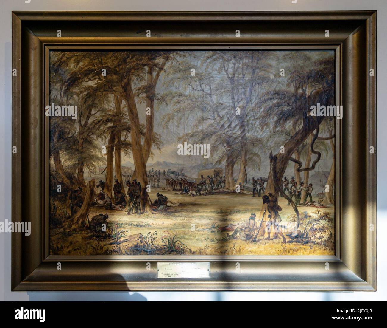 Thomas Baines-The death of Lieutenant-Colonel John Fordyce-0718 Stock ...